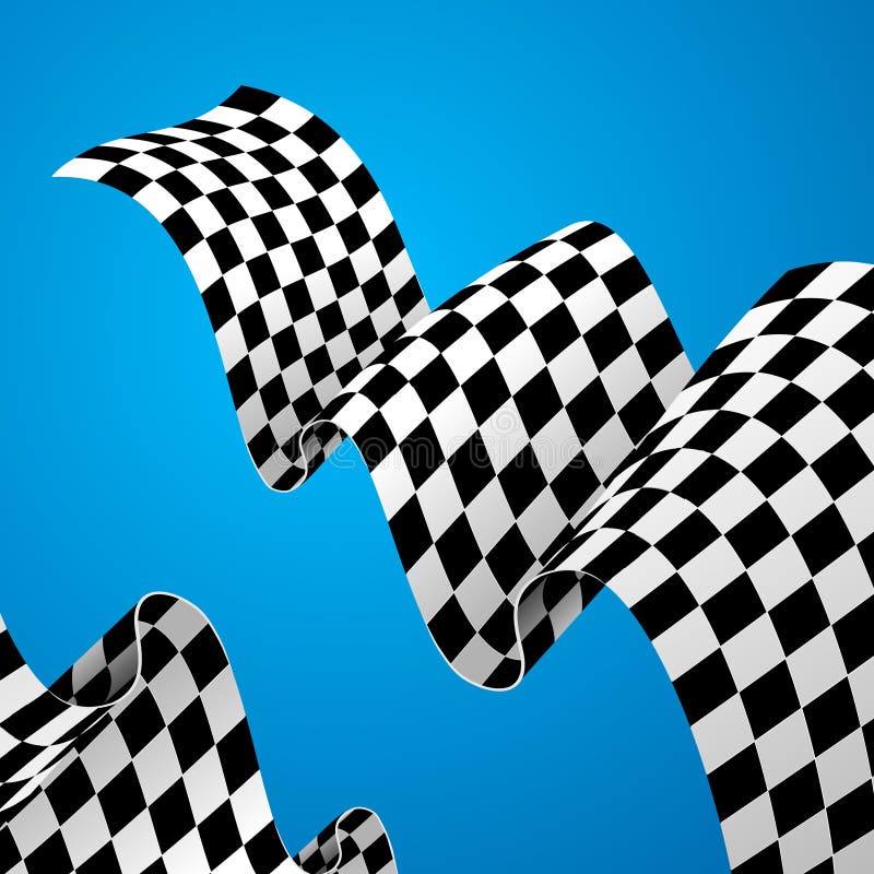 Racing Flag Background. Vector Stock Vector - Illustration of ...