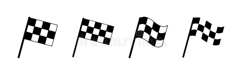 Racing Flag Icon . Race Flag Icon.Checkered Racing Flag Icon Stock ...