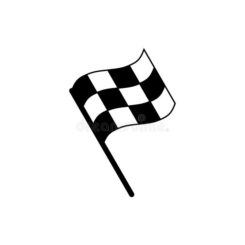 Racing Flag Icon . Race Flag Icon.Checkered Racing Flag Icon Stock ...