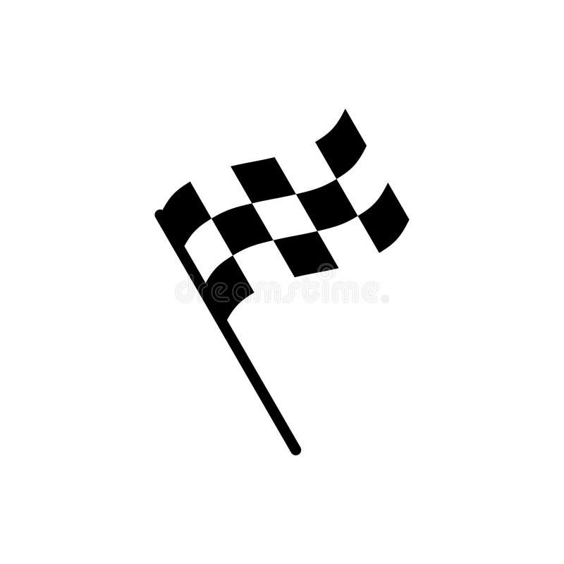 Racing Flag Icon . Race Flag Icon.Checkered Racing Flag Icon Stock ...
