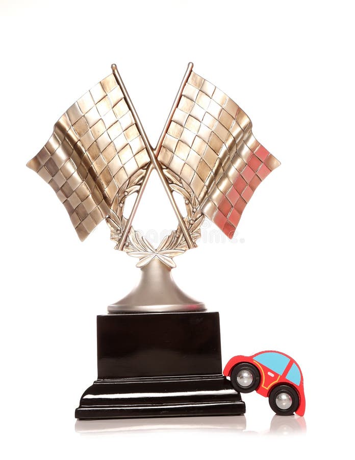Car racing trophy stock photo. Image of leader, contest - 145959234