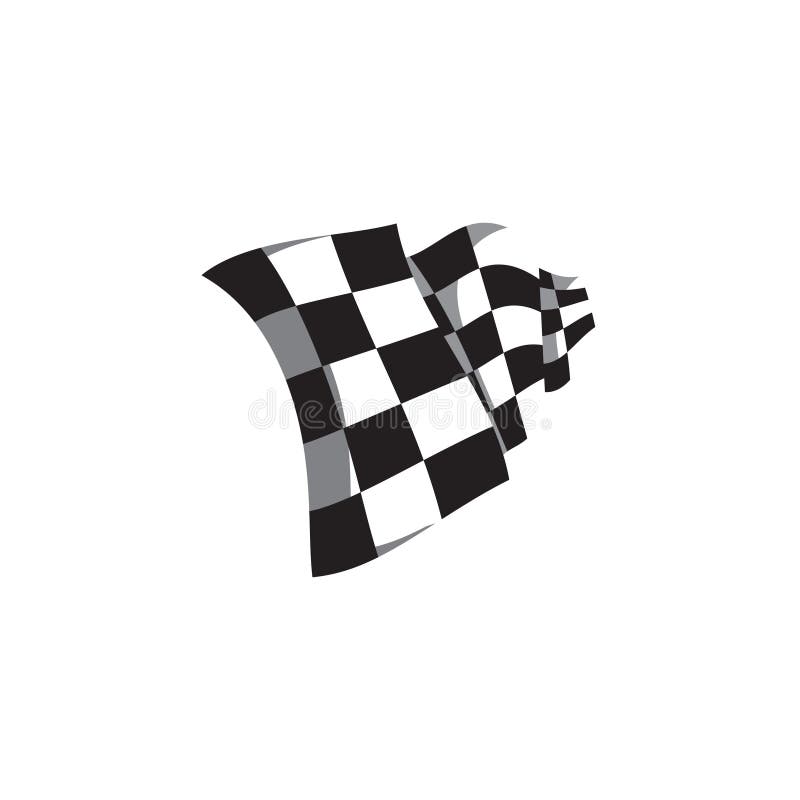 Racing Flag. Vector Illustration Decorative Design Stock Vector ...