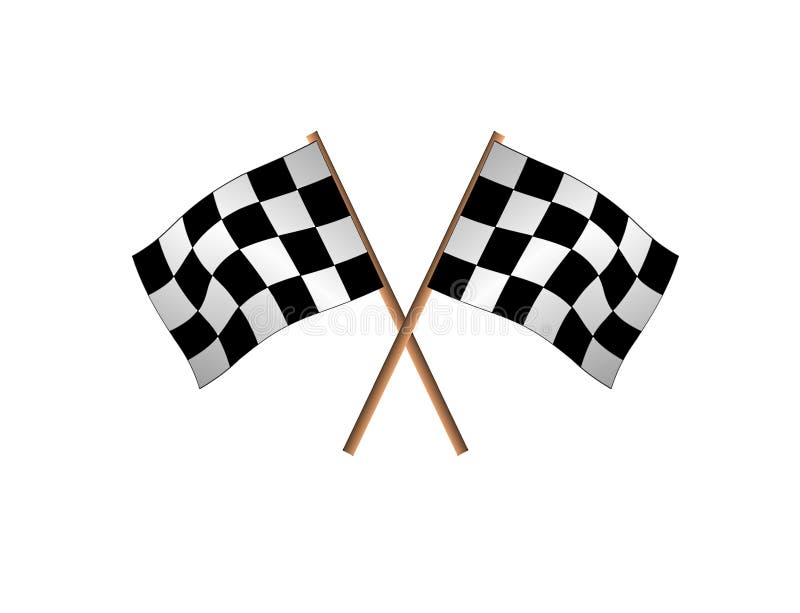 Two Racing Flags Stock Illustrations – 546 Two Racing Flags Stock ...