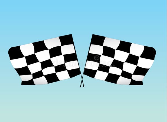 Racing Track Two Flags Stock Illustrations – 47 Racing Track Two Flags ...
