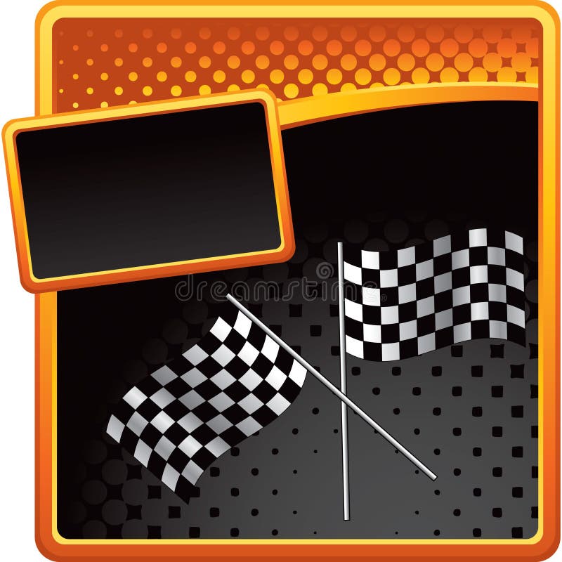 Background with Checkered Racing Flag. Stock Vector - Illustration of ...