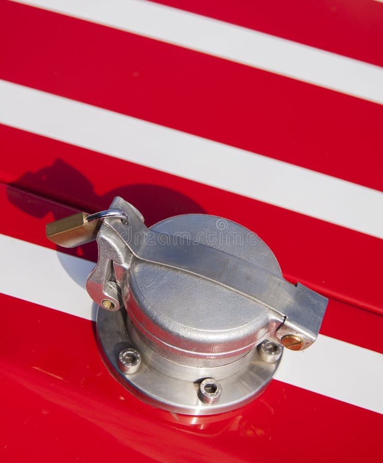 Racing fuel cap stock image. Image of aluminium, lock - 34272131