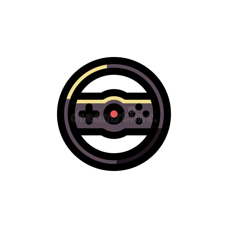 Racing Game Controller Icon Stock Vector - Illustration of vehicle ...