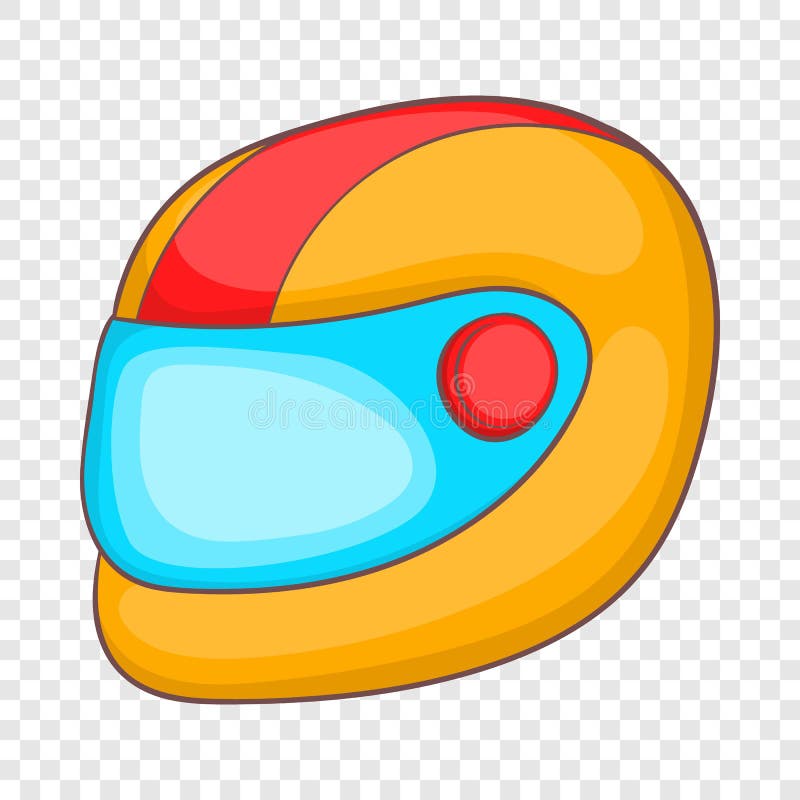 Racing Helmet Icon, Cartoon Style Stock Vector - Illustration of health ...