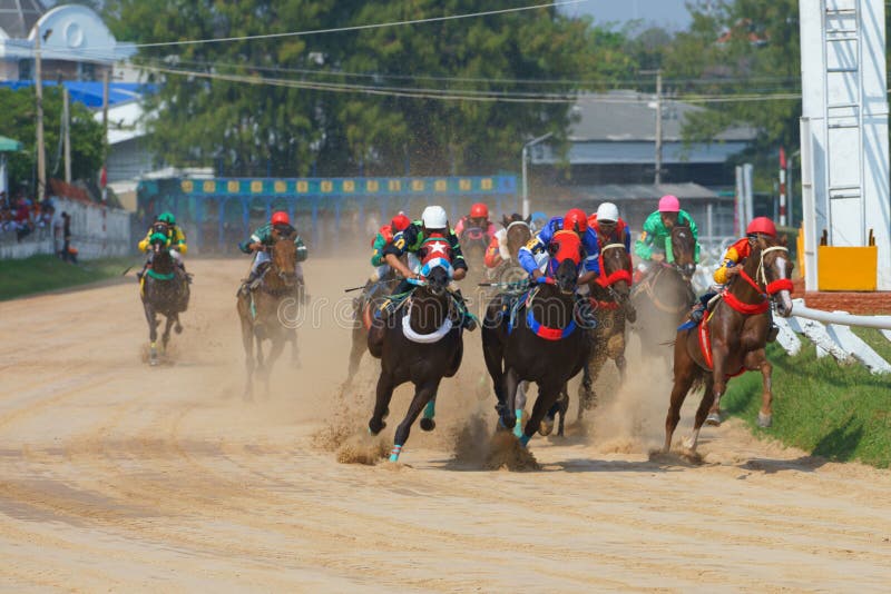Racing Horses Starting a Race Editorial Image - Image of racecourse ...