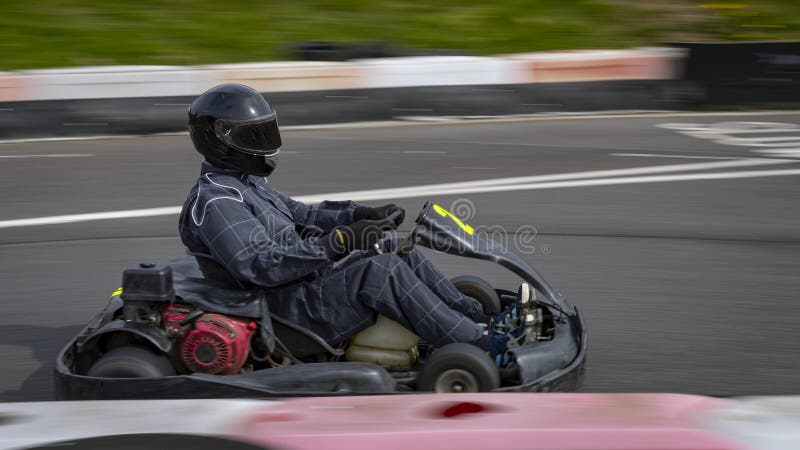 Racing Kart stock photo. Image of road, grandprix, sleek - 220592074