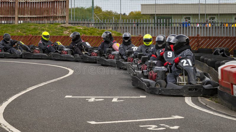 Racing Kart editorial stock photo. Image of motorcycling - 219177863