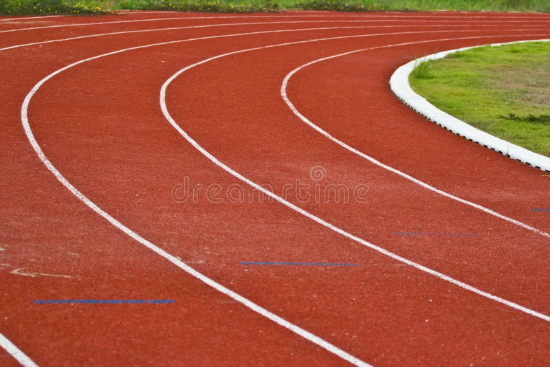 Racing lanes with numbers stock photo. Image of competition - 29411876