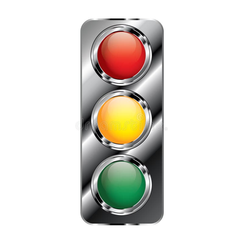 Racing Lights. Vector Illustration Decorative Design Stock Vector ...