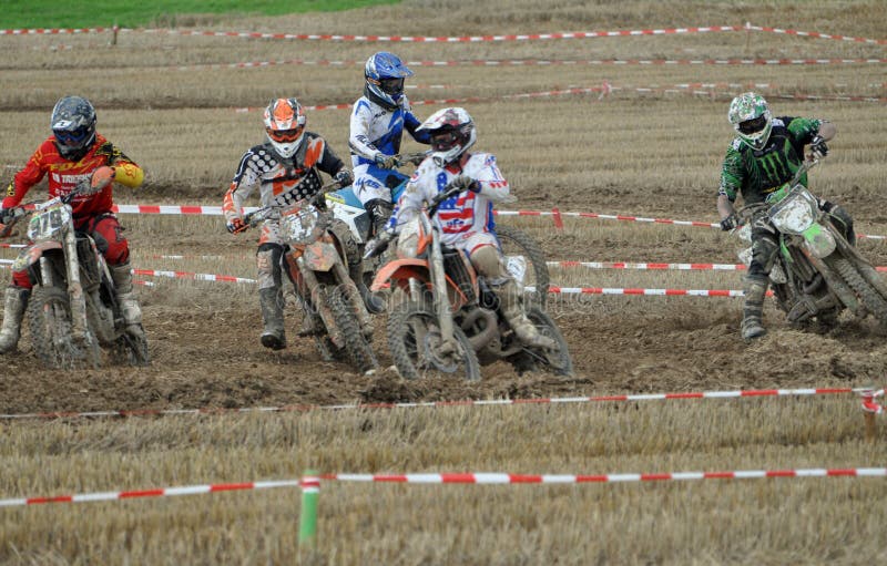 Racing Motocross drivers editorial photography. Image of ready - 43823027