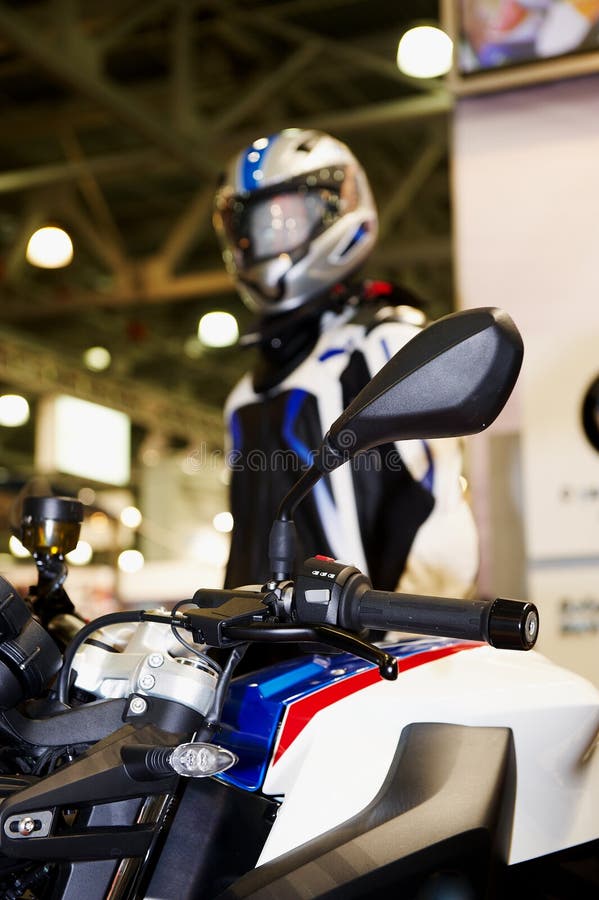 Racing Motorcycle and Rider Stock Image - Image of sports, beautiful ...