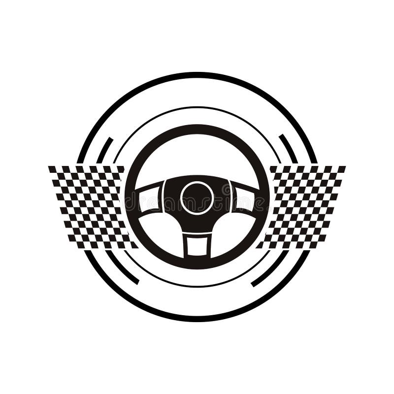 Racing motorsport symbol stock vector. Illustration of icon - 84739367