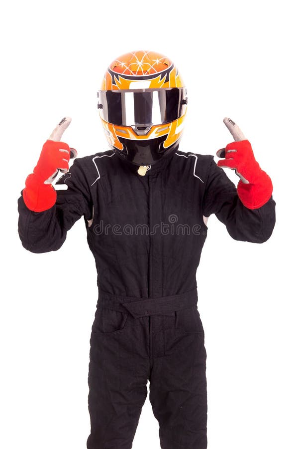 Racing pilot isolated stock image. Image of cute, person - 186731101