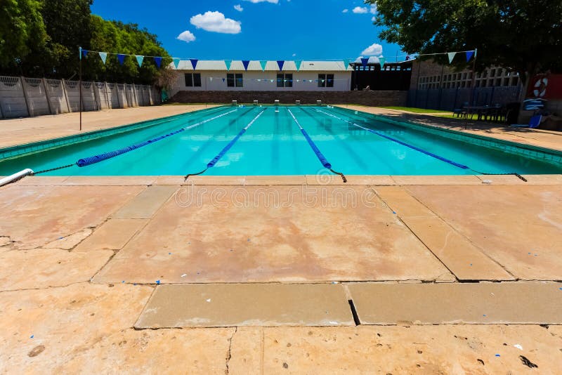 Racing Pool in Background of the Blue Sky Stock Image - Image of winner ...