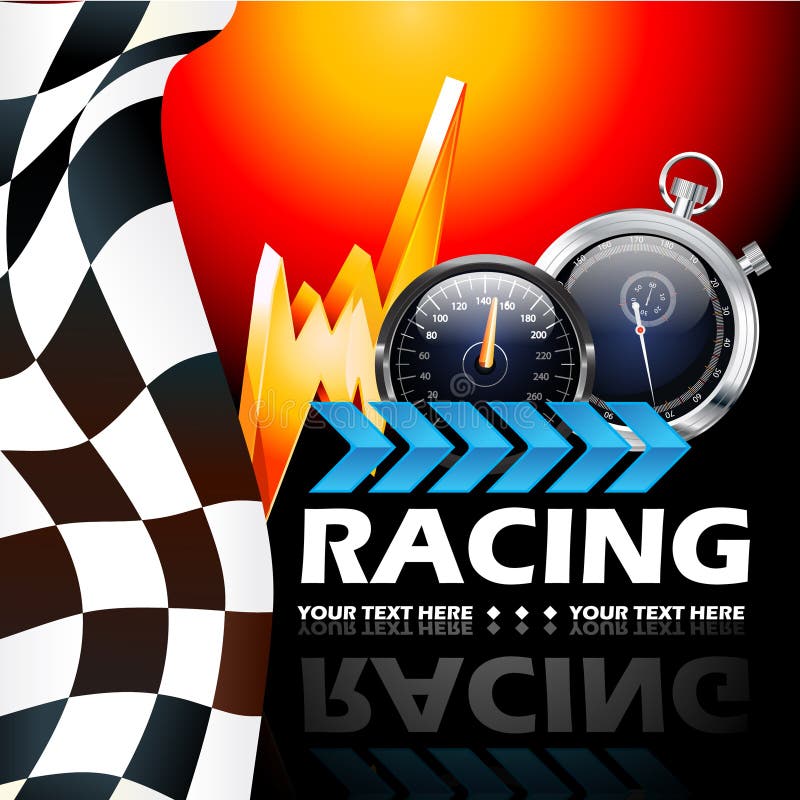 Speed racing background stock illustration. Illustration of real - 19790614