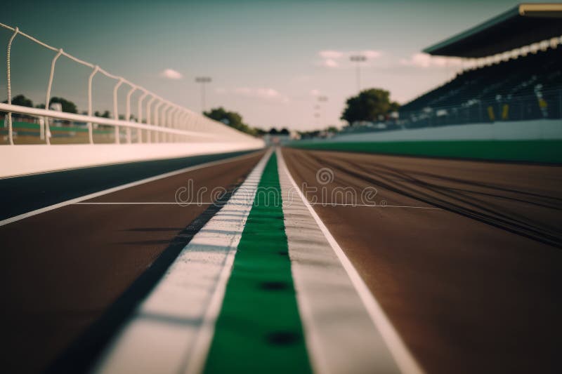 Racing Road, Car Track Generative AI Stock Illustration - Illustration ...