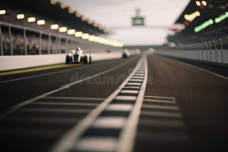 Racing Road, Car Track Generative AI Stock Illustration - Illustration ...