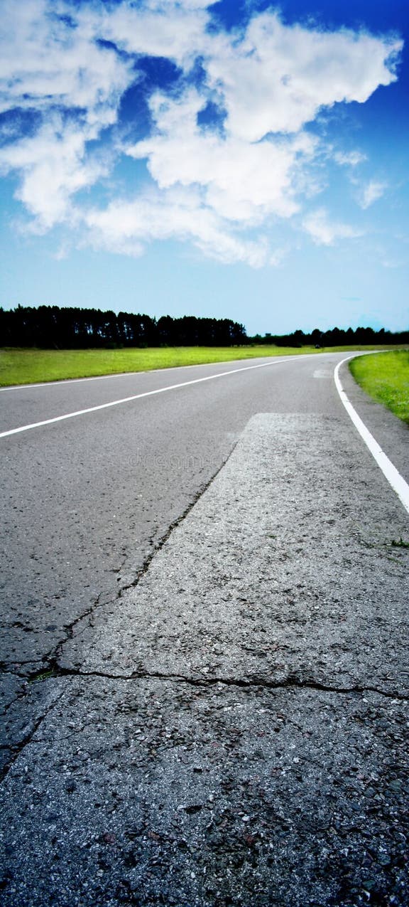 Racing route stock photo. Image of highway, rays, horizon - 8073574