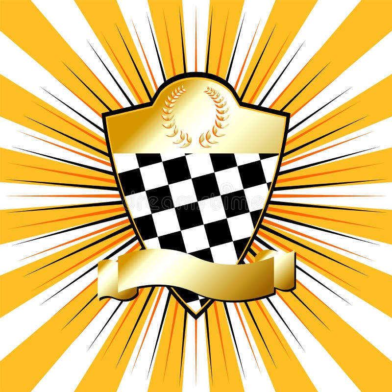 Racing Shield stock vector. Illustration of competition - 11082965