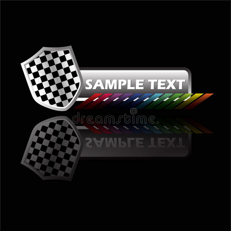 Racing Shield stock vector. Illustration of competition - 11082965