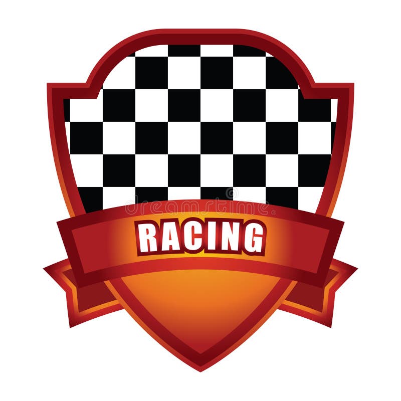 Racing Shield stock vector. Illustration of competition - 11082965