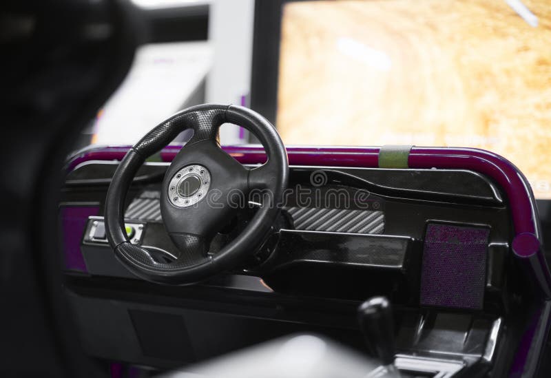 Racing simulator game. stock photo. Image of equipment - 81392230