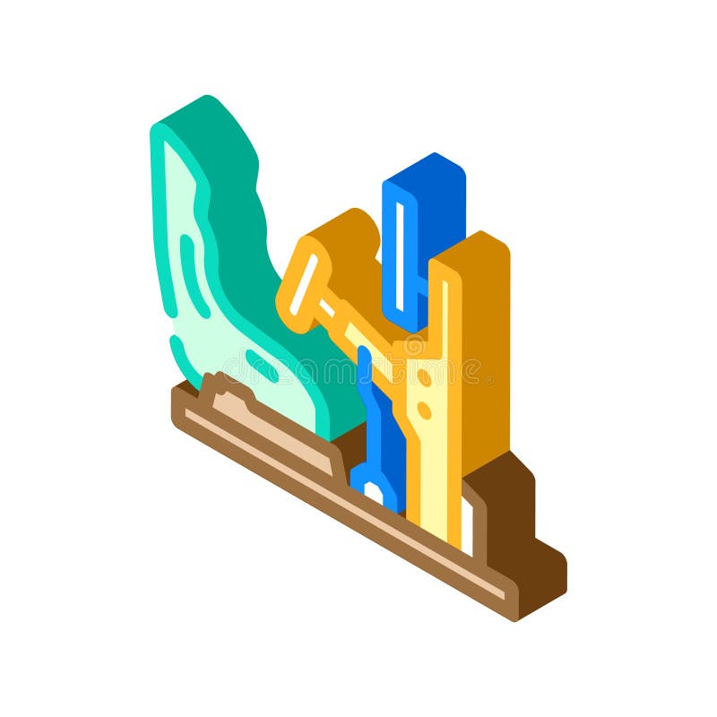 Racing Simulator Vehicle Isometric Icon Vector Illustration Stock ...