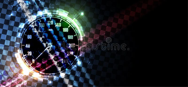 Racing Speed Background, Vector Illustration Abstraction In Car Stock ...