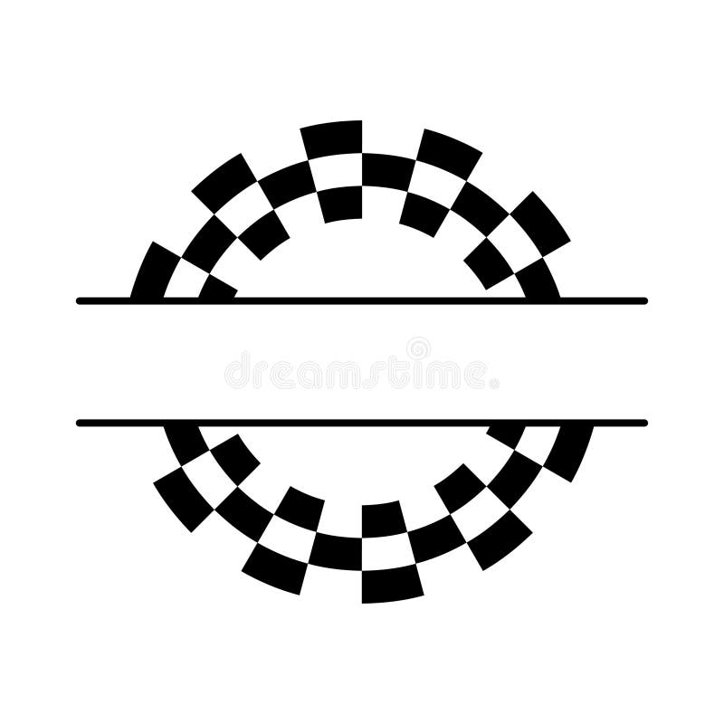 Checkered Flag Border Template