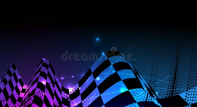 Racing Square Background, Vector Illustration Abstraction in Car Stock ...