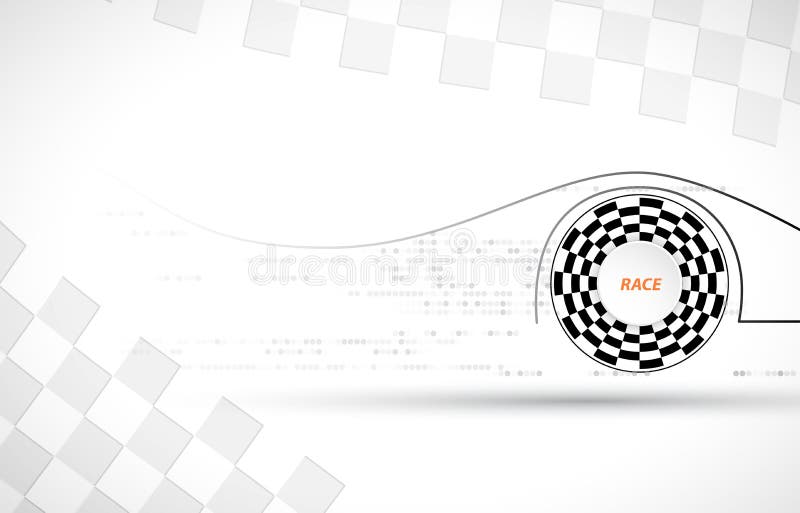 Racing Square Background, Vector Illustration Abstraction in Racing Car ...