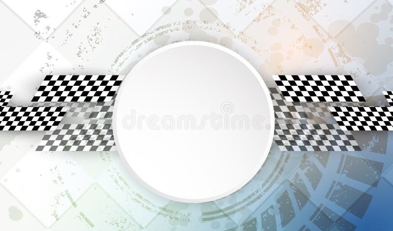 Racing Square Background, Vector Illustration Abstraction in Race Car ...