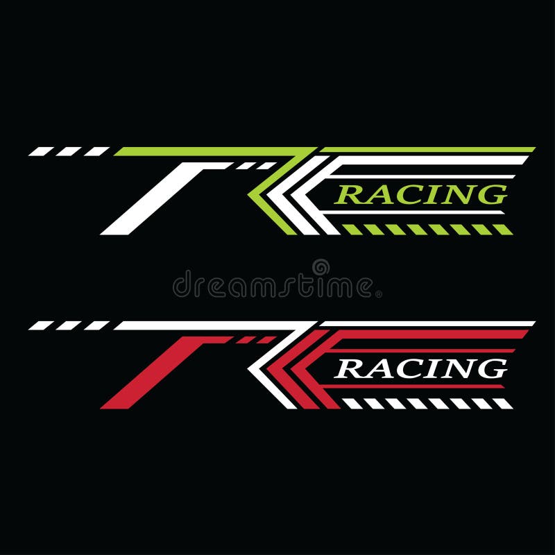 Sticker Wrap Modification Vector Design Letter R Stock Illustrations ...