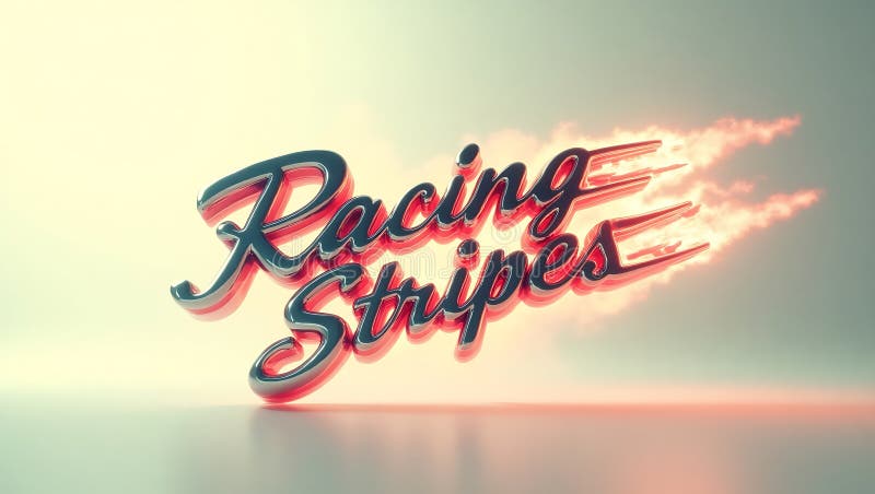 Racing Stripes Logo Design Featuring Dynamic Typography with Motion ...