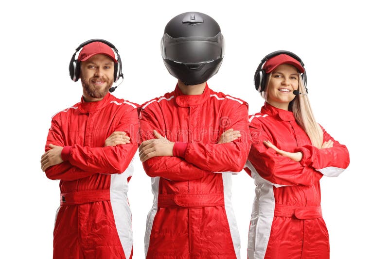 Racing Team Members Posing Stock Photos - Free & Royalty-Free Stock ...