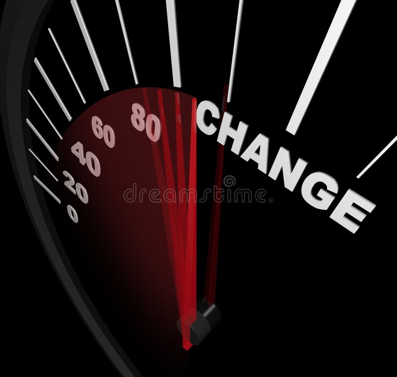 Speed of Change Stopwatch Timer Clock Time To Innovate Stock ...