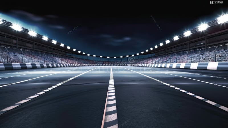 Racing track stock illustration. Illustration of black - 277448891