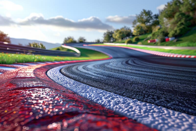 Racing Track Road Surface Close Up Stock Image - Image of burn, wheel ...