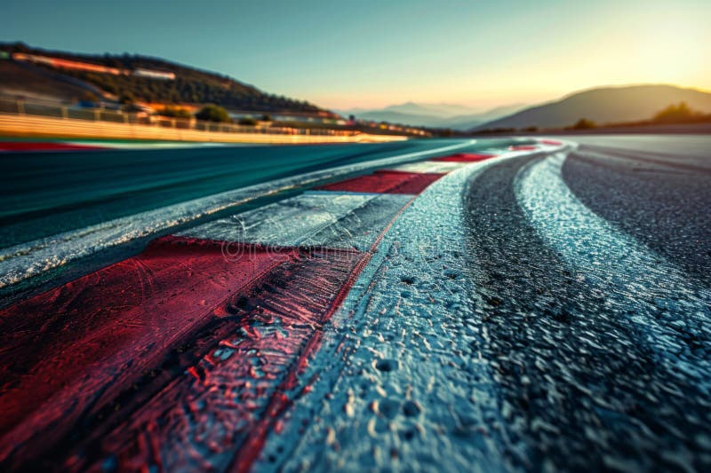Racing Track Road Surface Closeup Stock Photo - Image of speed, modern ...