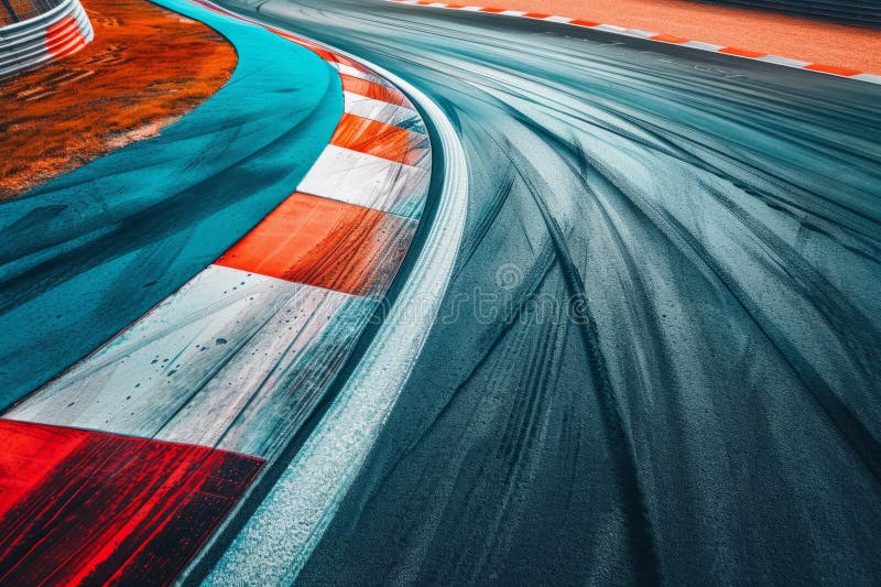 Racing Track Road Surface Closeup Stock Photo - Image of sport ...