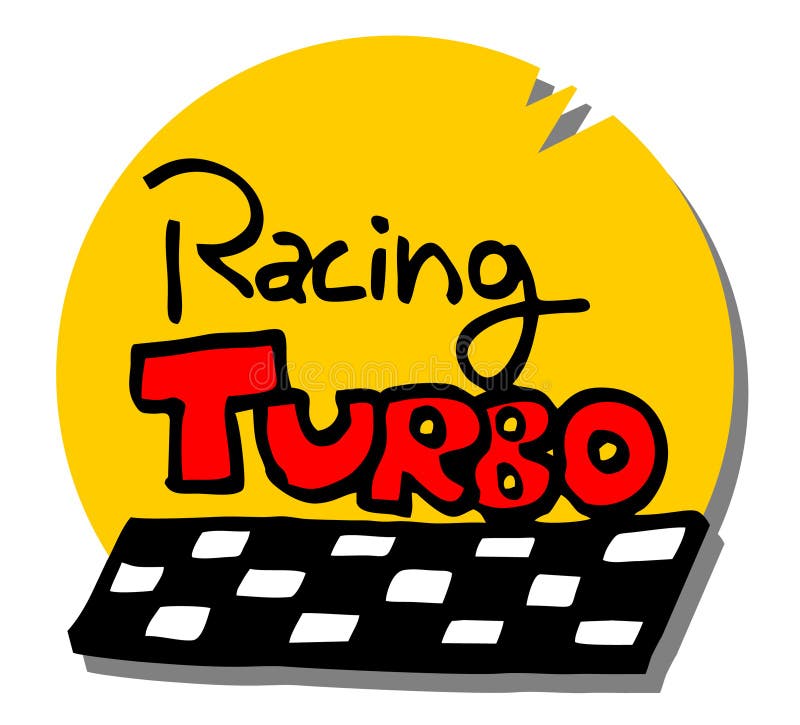 Racing turbo icon stock vector. Illustration of automotive - 240482252