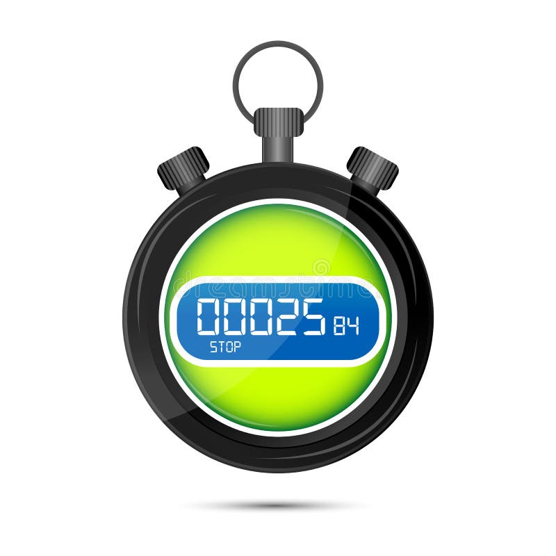 The 10 Seconds, Minutes Stopwatch Icon. Clock and Watch, Timer ...