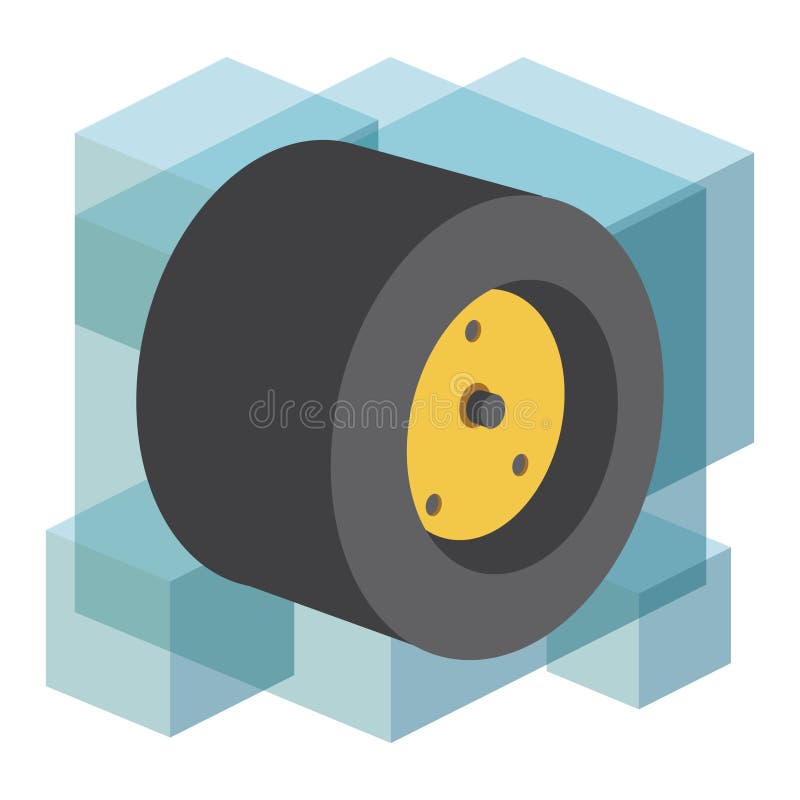 Racing Wheel. Vector Illustration Decorative Design Stock Vector ...