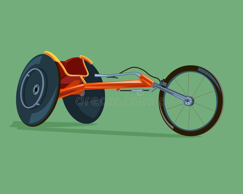 Wheelchair Race Silhouette