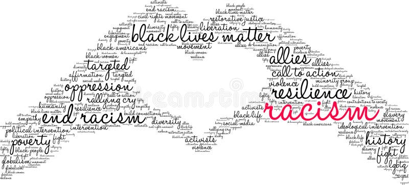 Racism stock illustration. Illustration of prejudice - 46587159