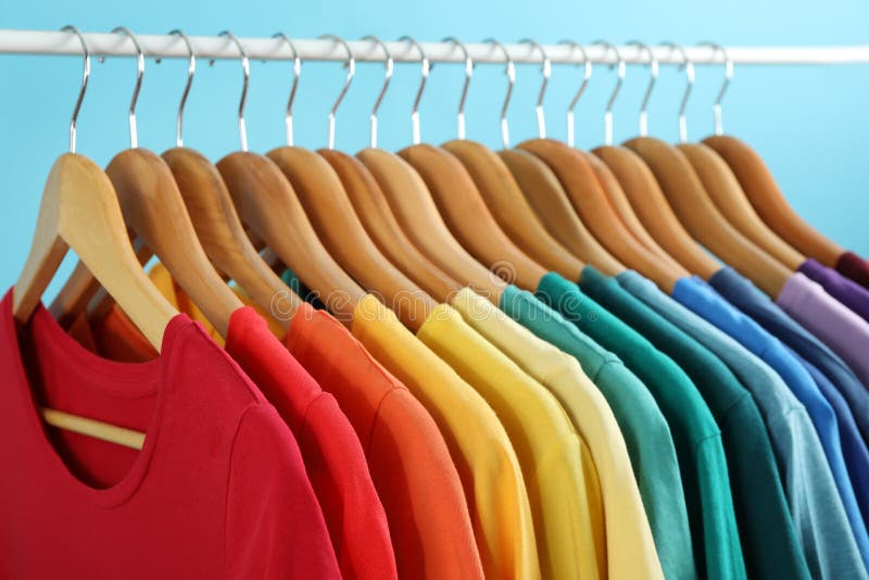 480 Rack Rainbow Clothes Color Background Stock Photos - Free & Royalty ...